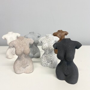 Female Figure 3D Torso Ornament Stone Concrete Body - Etsy UK