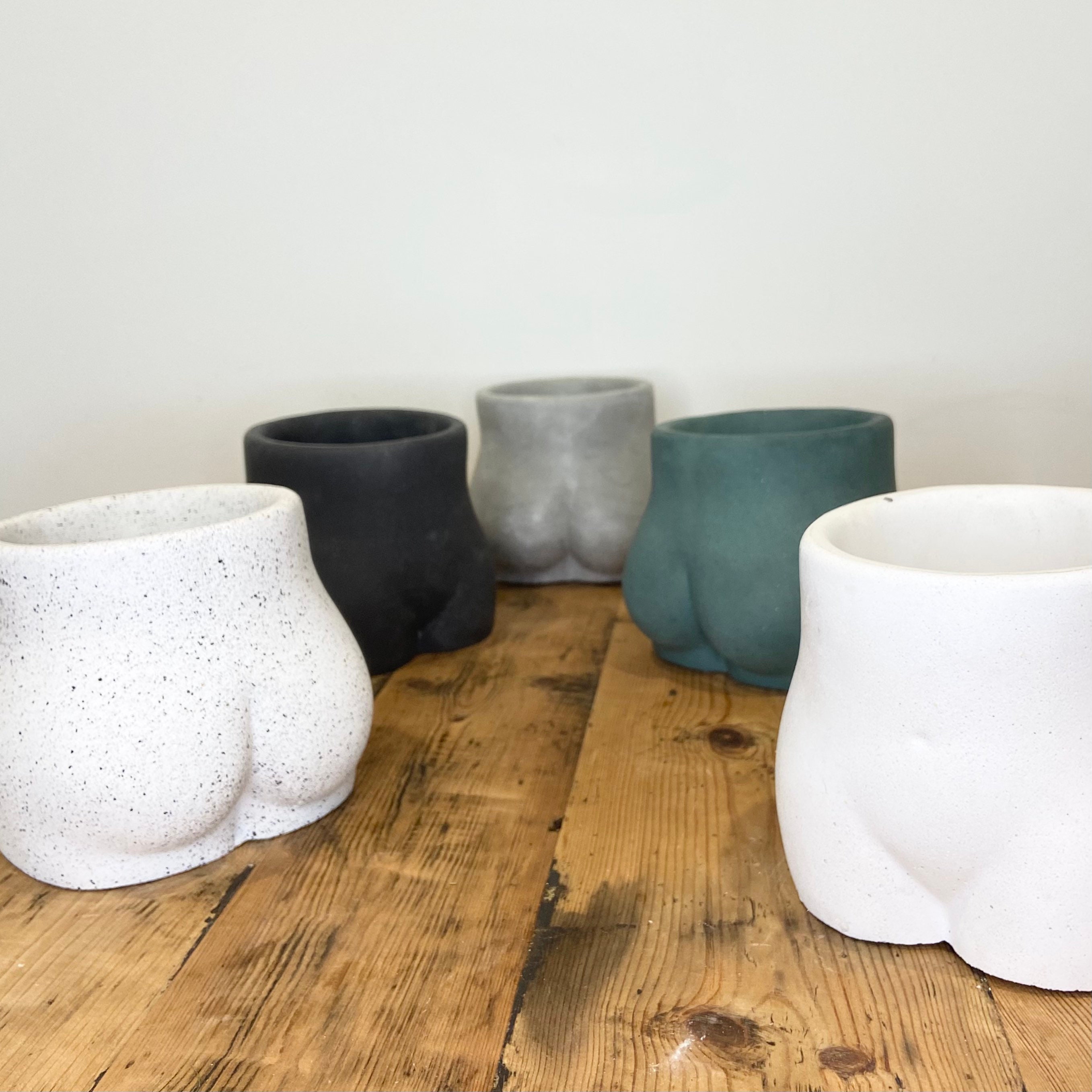 Concrete Bum Plant Pot / Booty / Bottom /houseplant Pot / - Etsy UK