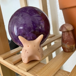 Large Snail Sphere Stand, Snail Crystal Holder, Snail Figurine, Crystal ...