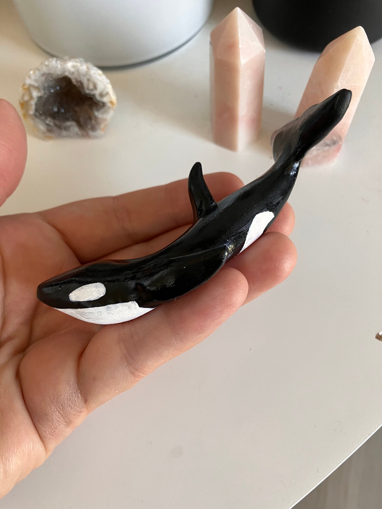 Orca Whale Sphere Stand Hale Crystal Sphere Holder Polymer - Etsy