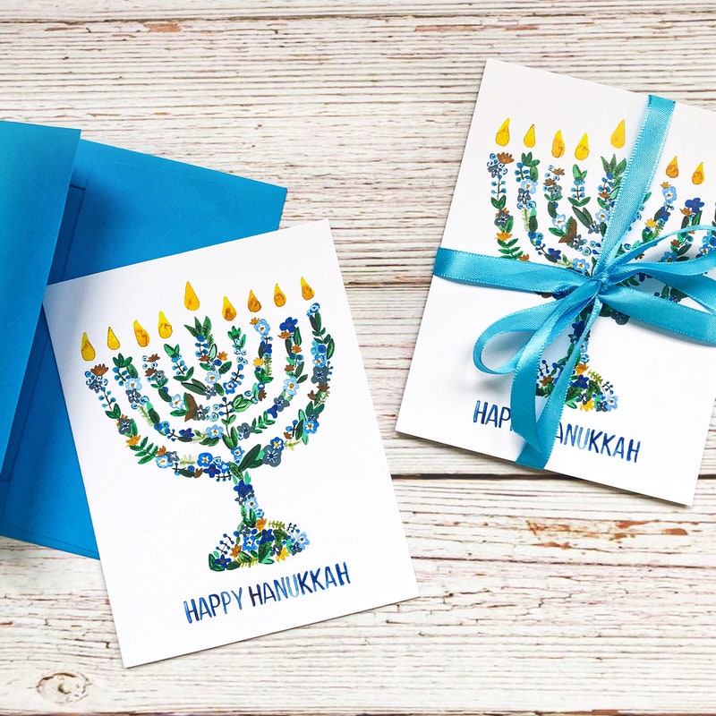 Hanukkah Card - Etsy