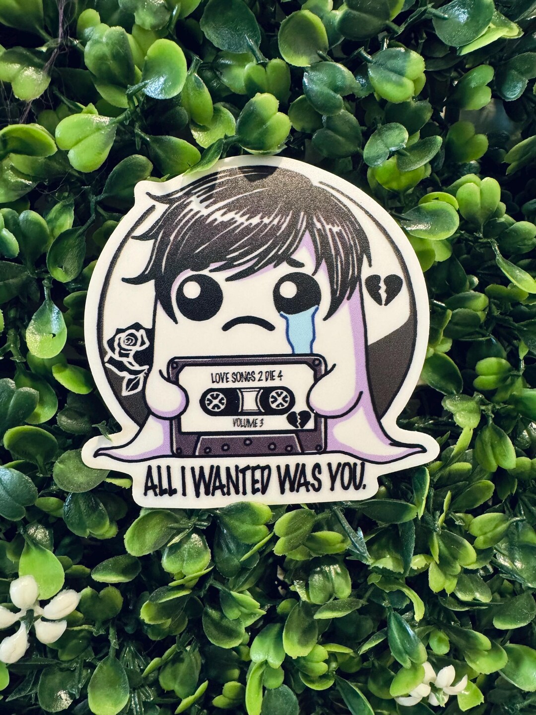 All I Wanted Was You Vinyl Sticker | Funny Matte 2.5-inch Sticker for ...