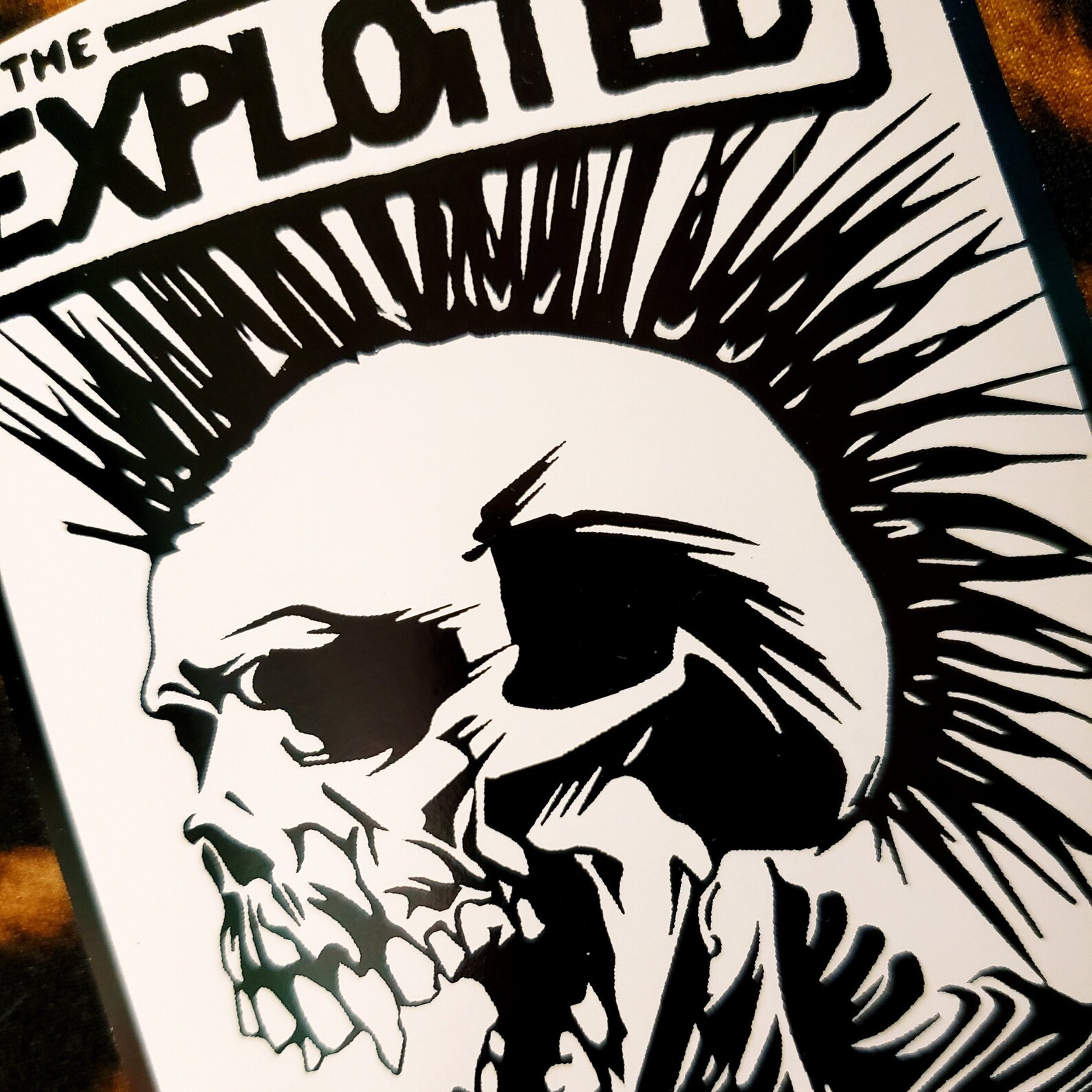 The Exploited Vinyl Resin Sticker Agnostic Front Dead | Etsy