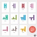 Printable Korean Fruit+vegetable Flashcards Bundle | Korean Hangul 한글 ...