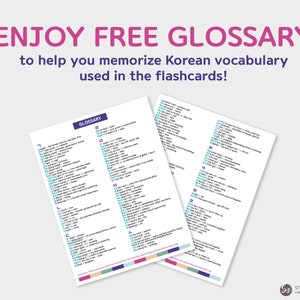 Printable Korean Slang Flashcards | Hangul 110 속어, 은어 Essential Popular ...