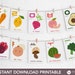 Printable Korean Fruit+vegetable Flashcards Bundle | Korean Hangul 한글 ...