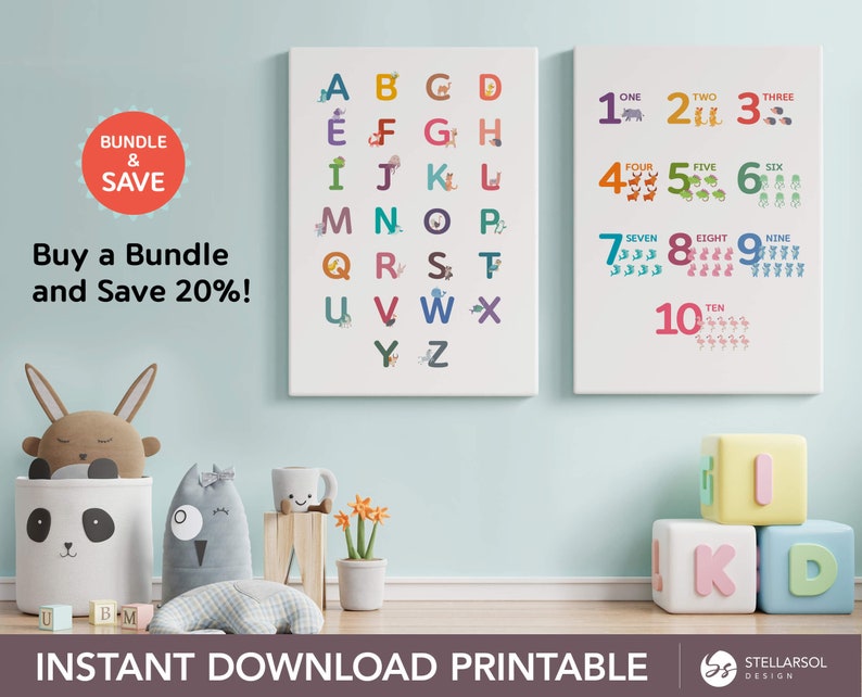 Printable Animal Number Flashcards 123 Flashcards Kindergarten ...