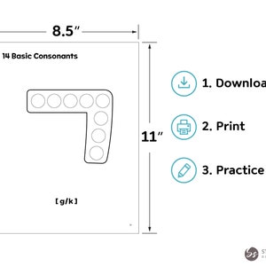 Printable Korean Dot Markers Activity Book | 8.5x11" Korean-english ...