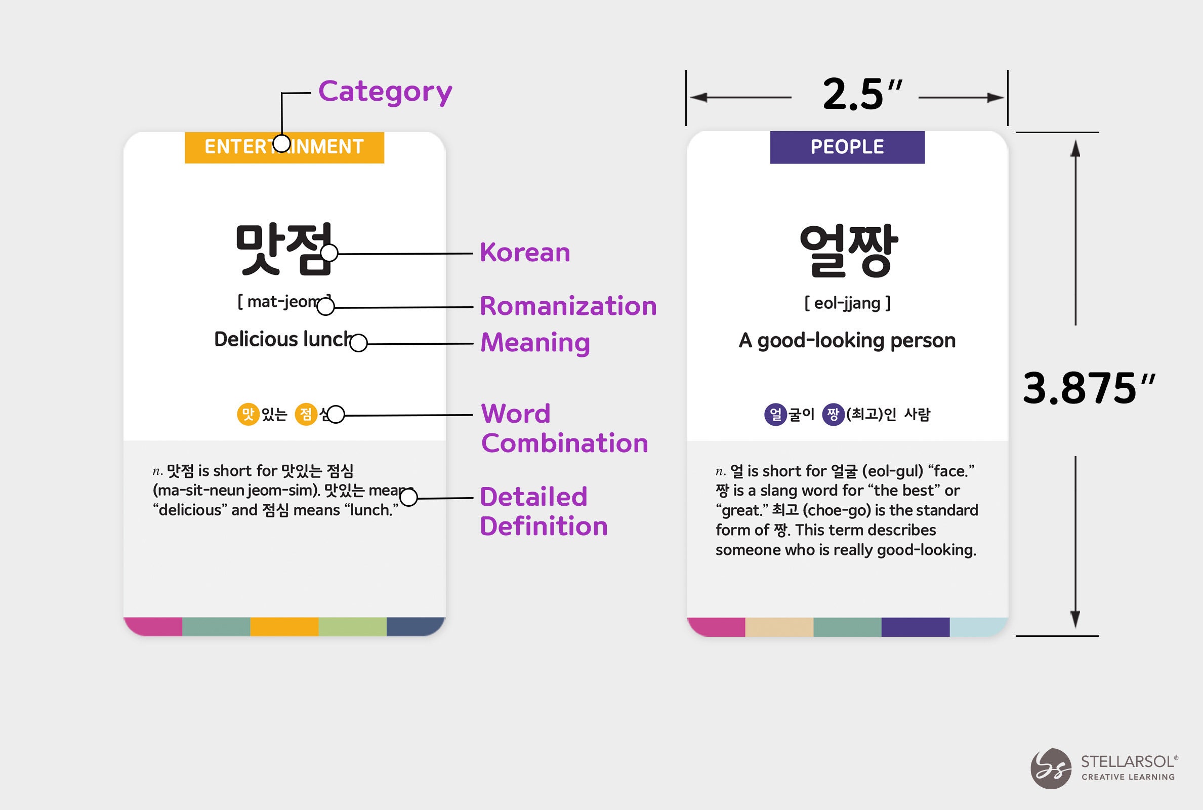 PRINTED 3-pack Gift Set Korean Basic Conversation Flashcards for ...