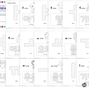 Printable Korean Dot Markers Activity Book | 8.5x11" Korean-english ...