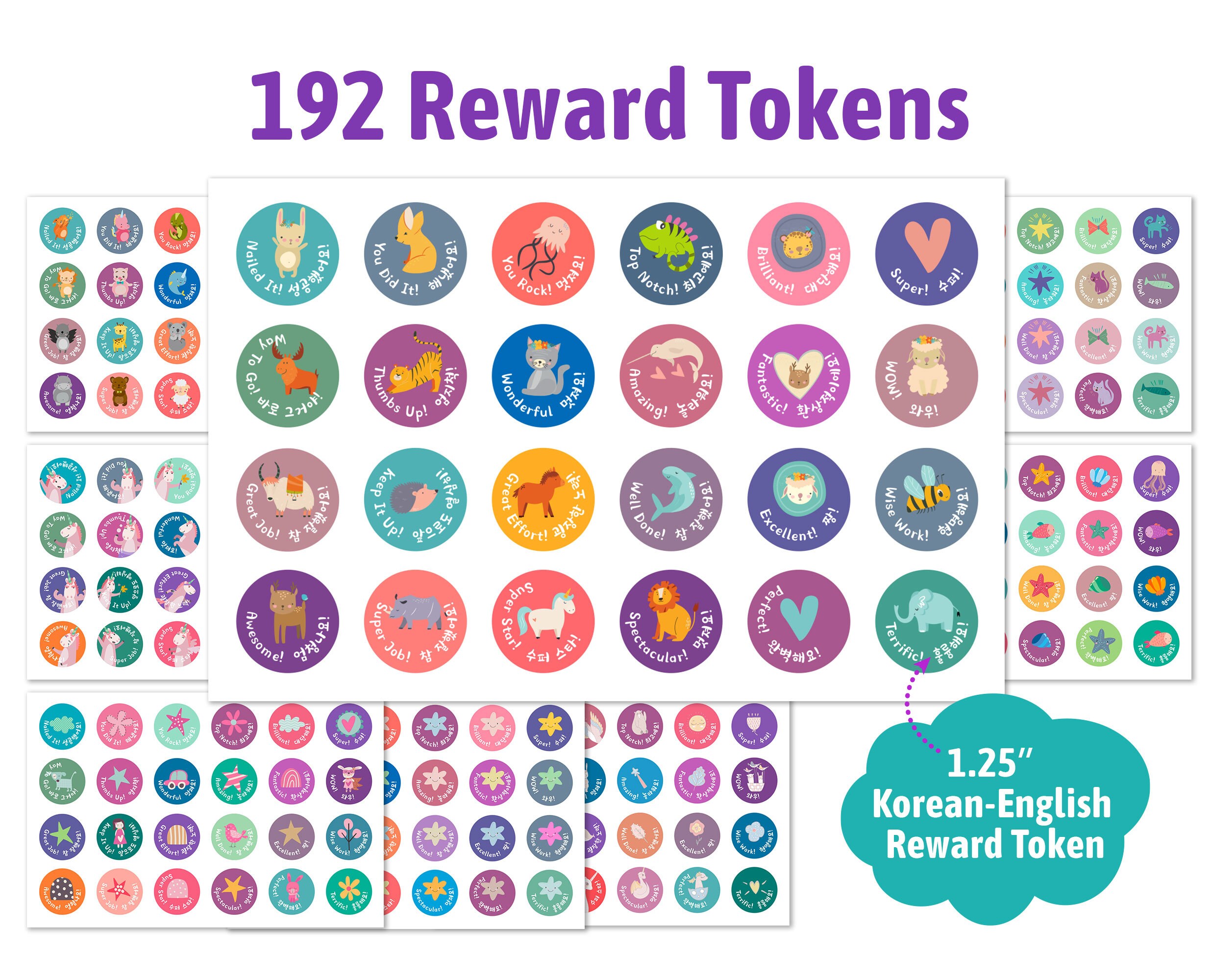 Printable Korean-english 200 Routines Activities Chores - Etsy