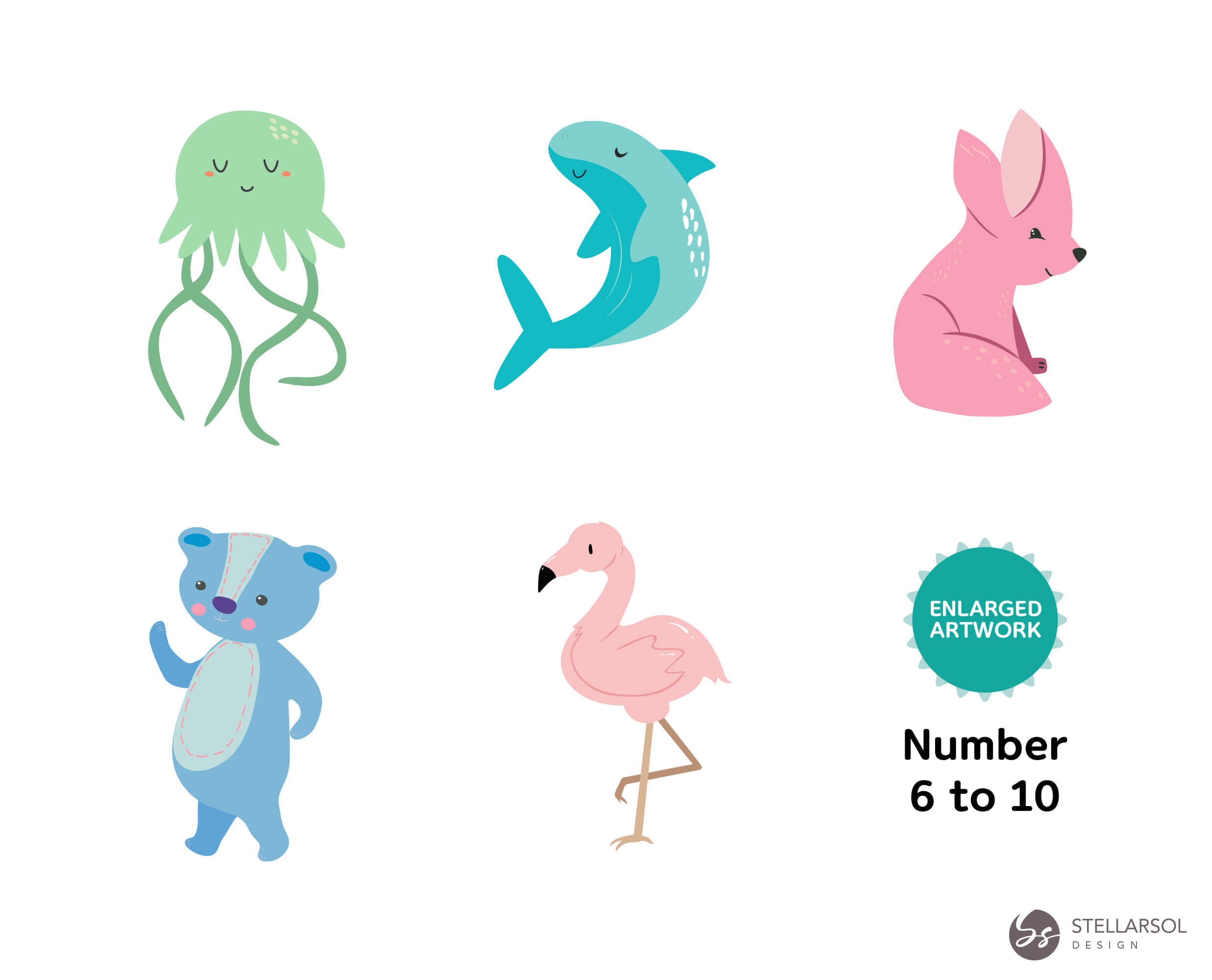 Printable Animal Number Flashcards | 123 Flashcards | Kindergarten ...