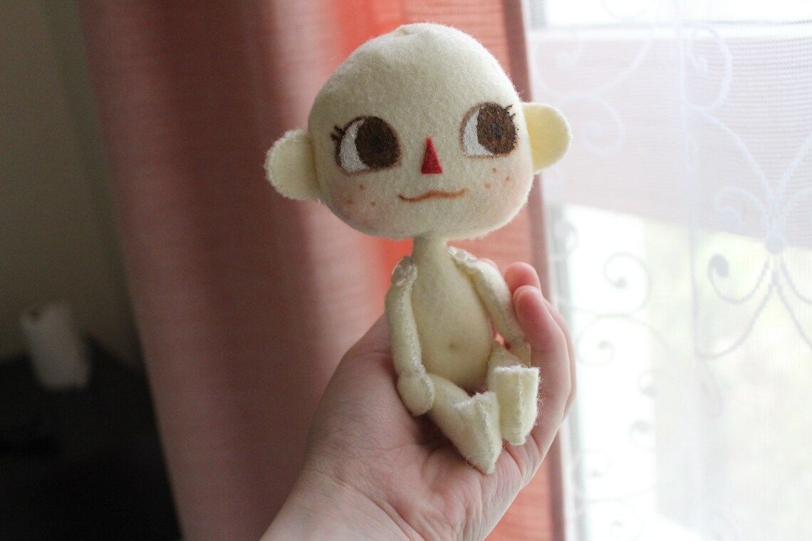 Animal Crossing Persona Felt Doll PATTERN sewing Pattern | Etsy UK