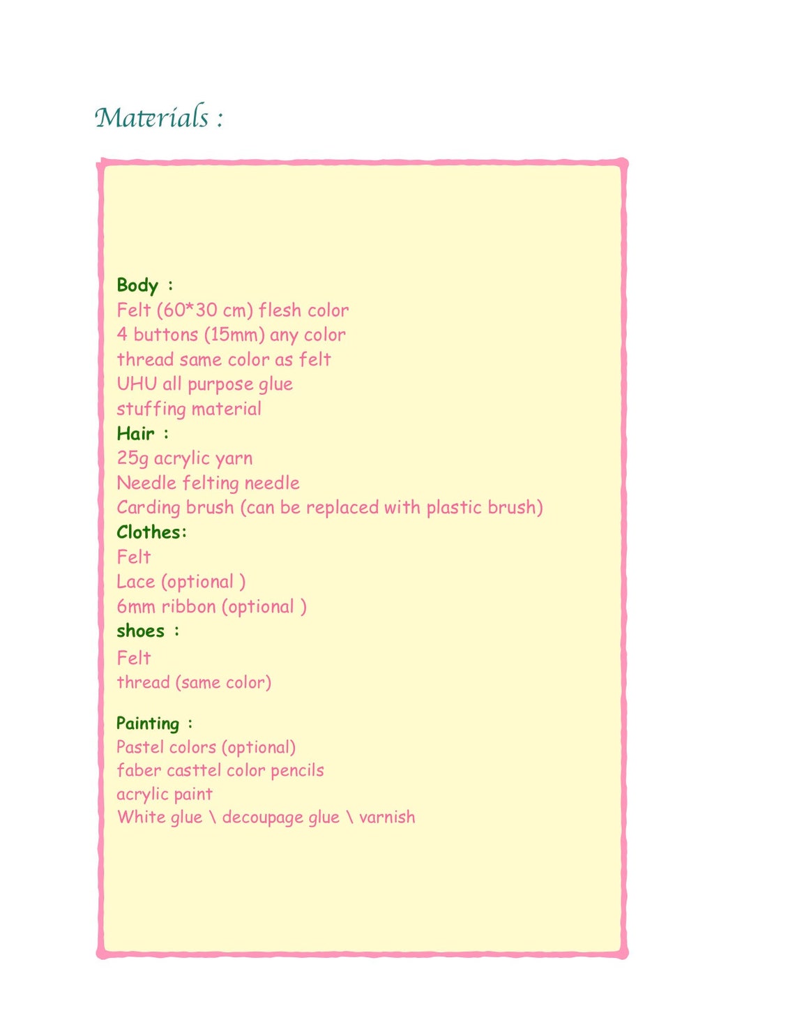 Animal Crossing Persona Felt Doll PATTERN sewing Pattern | Etsy UK