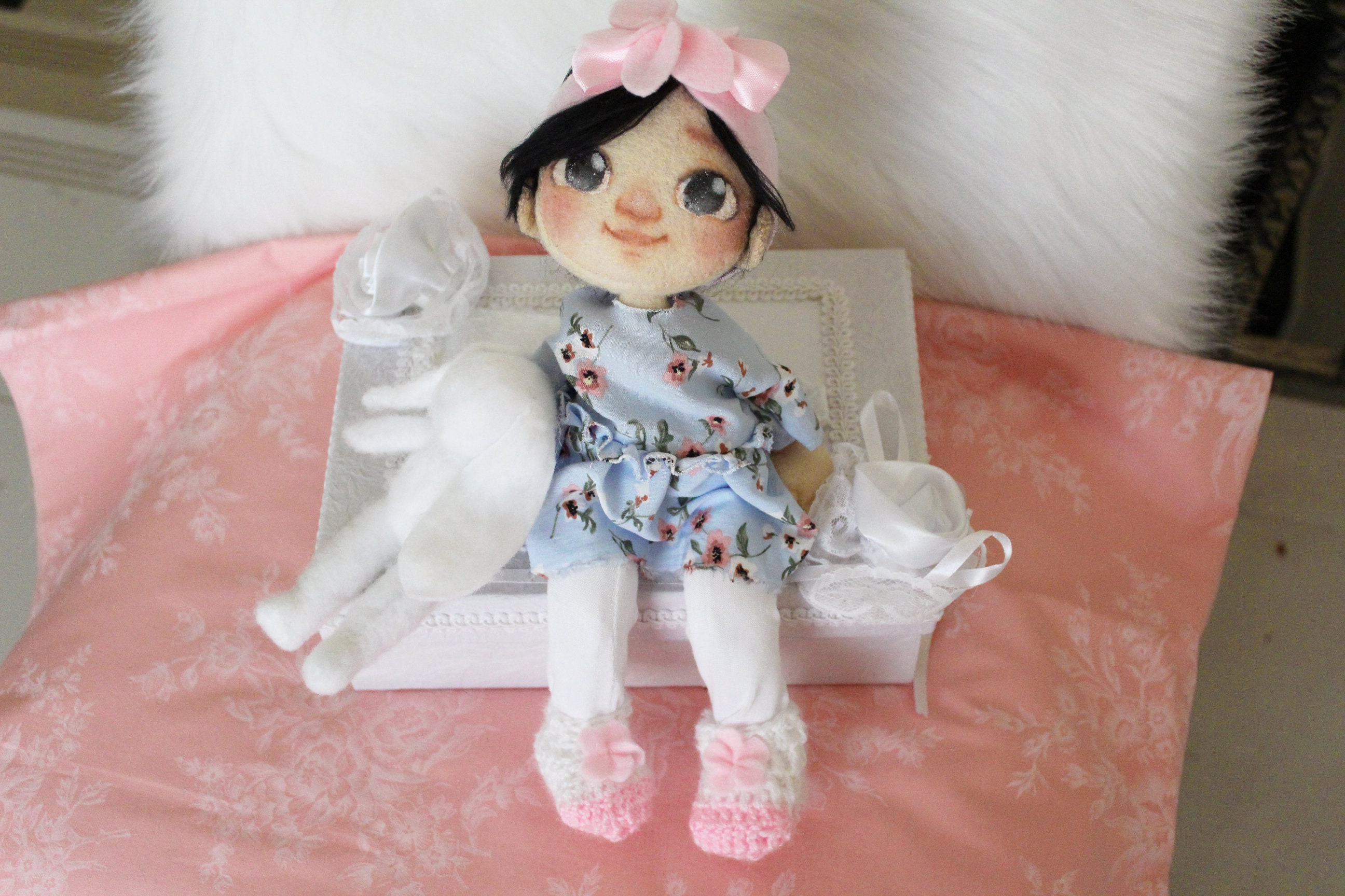 Posable Human Doll Body PDF Sewing Pattern and Guide , Felt Doll , 3 in ...