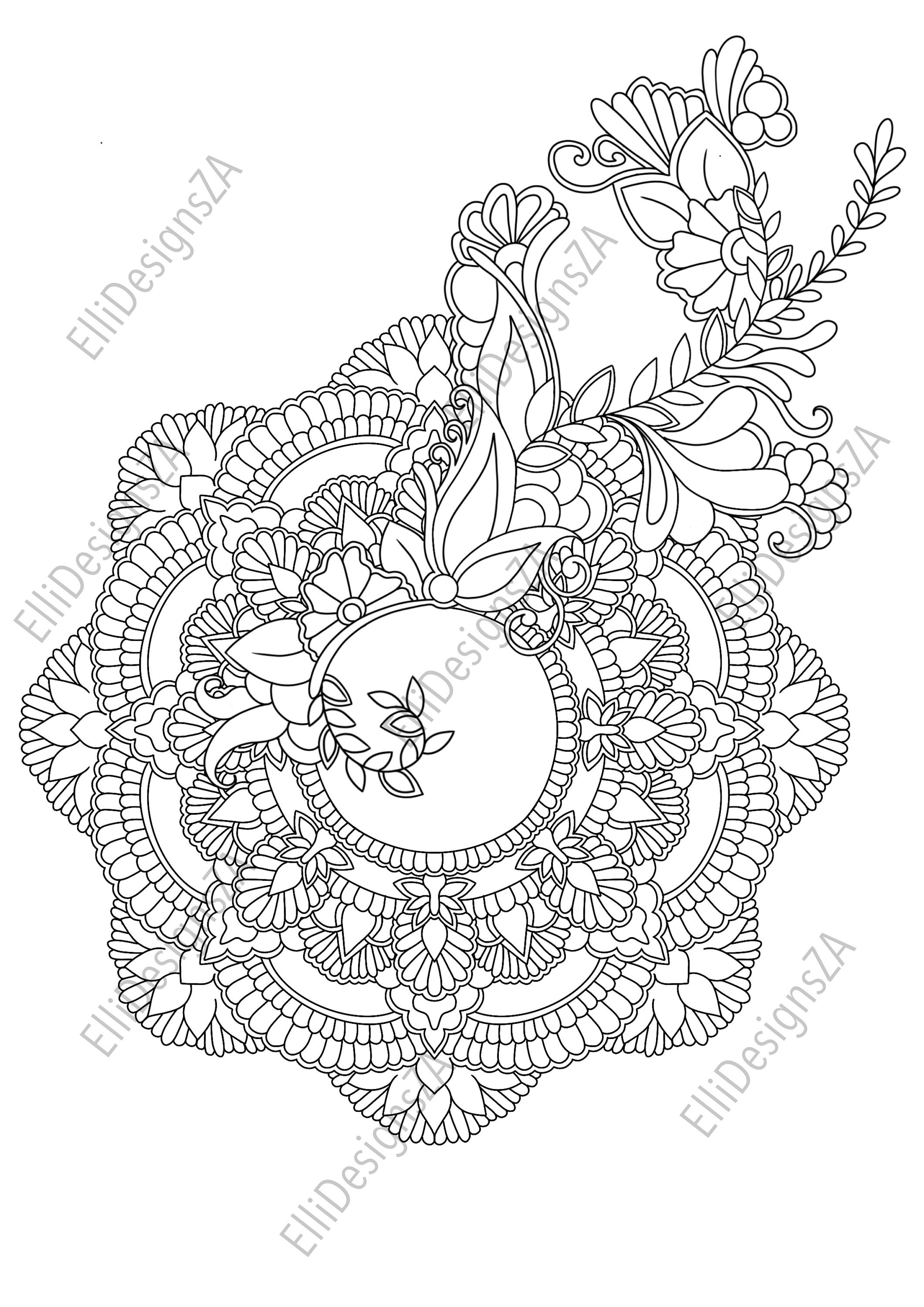 Mandala Bundle Coloring Pages - Etsy