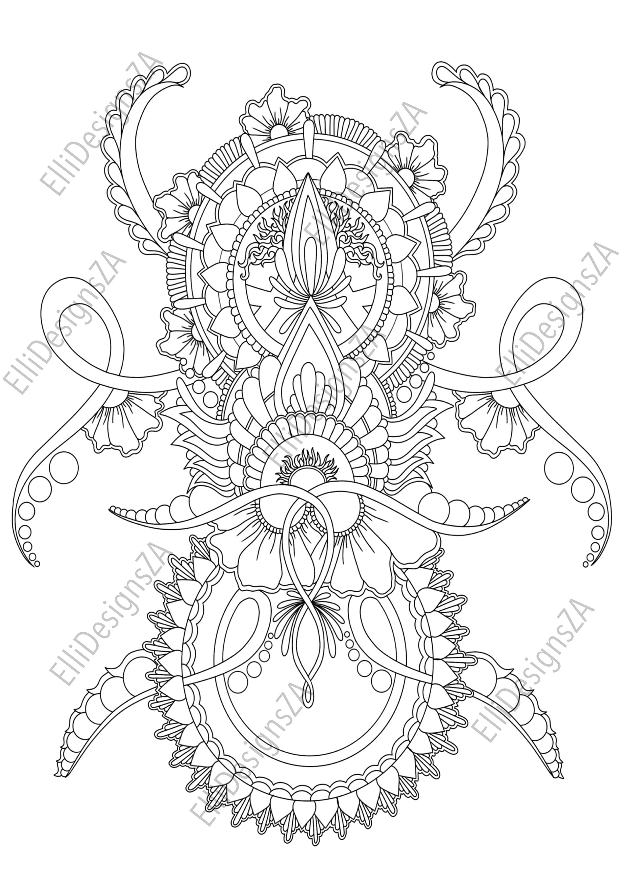 Mandala Bundle Coloring Pages - Etsy