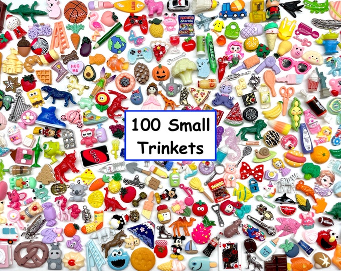 Qty 75 Trinkets for I Spy Bags and Bottles, Sensory Bins, Teaching ...