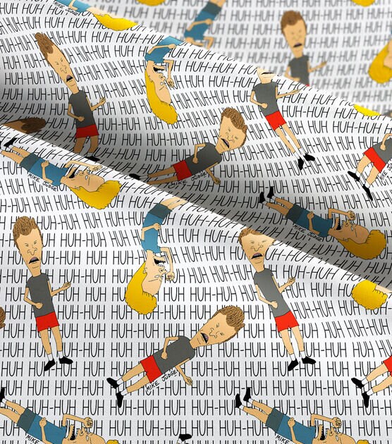 Beavis and Butthead Huh Huh Pop Culture Cotton Fabric by the - Etsy