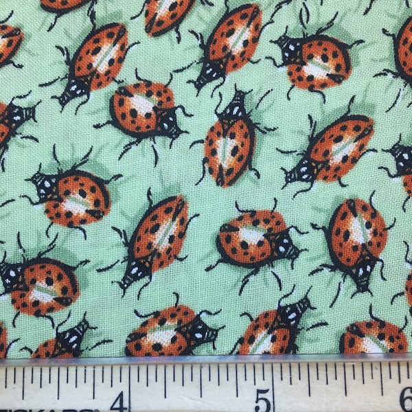 Ladybug Fabric by the Yard - Etsy