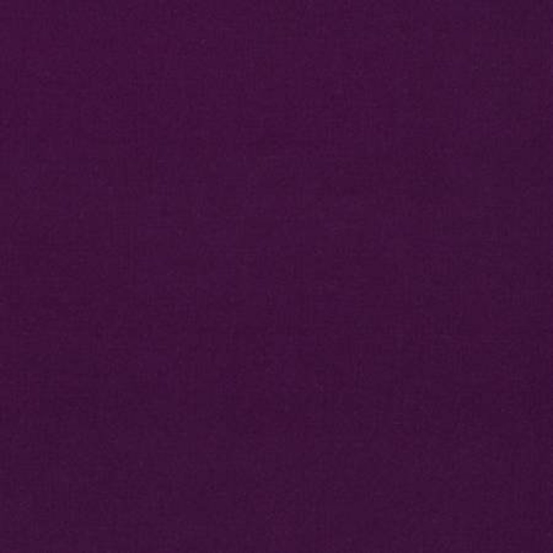 Solid Eggplant 100% Cotton Fabric by the Yard and Half Yard - Etsy