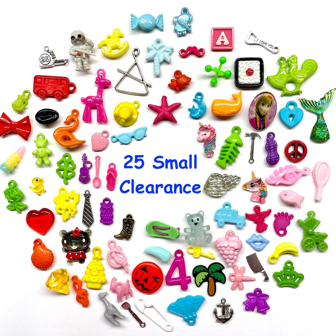 CLEARANCE 25 SMALL Trinkets, Chosen at Random, Great for Prize Boxes ...