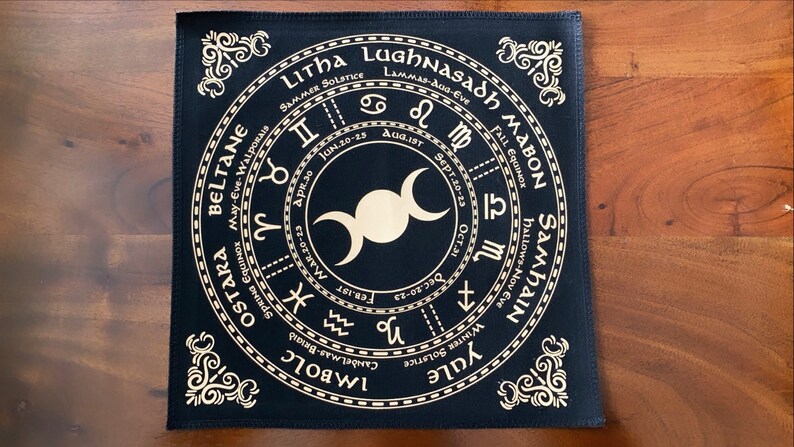 Pendulum Mat Pendulum Reading Mat Witchcraft Mystical - Etsy