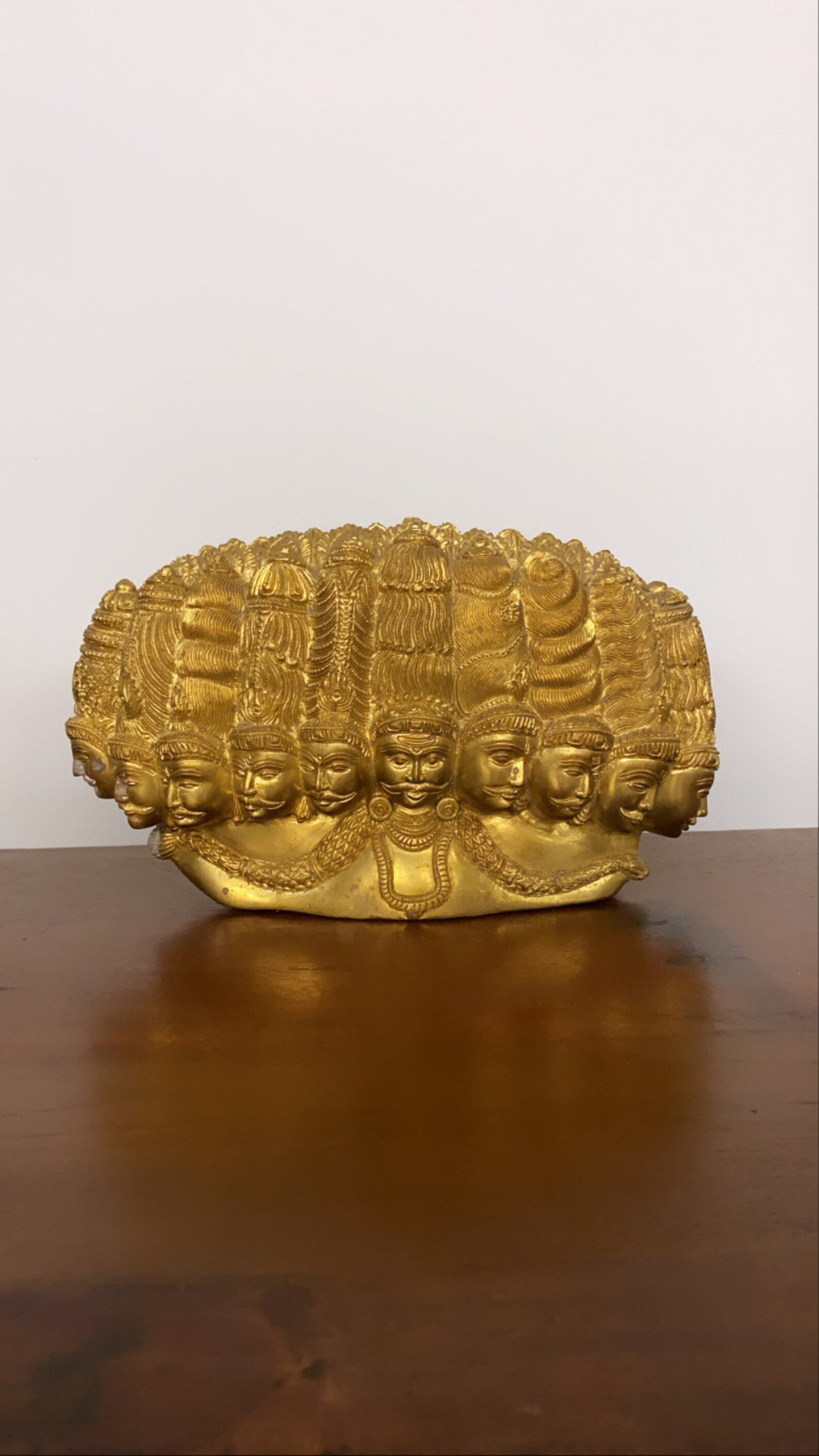 Ravana's Mind Brass Raavana Statue Bronze Lord Ravan - Etsy