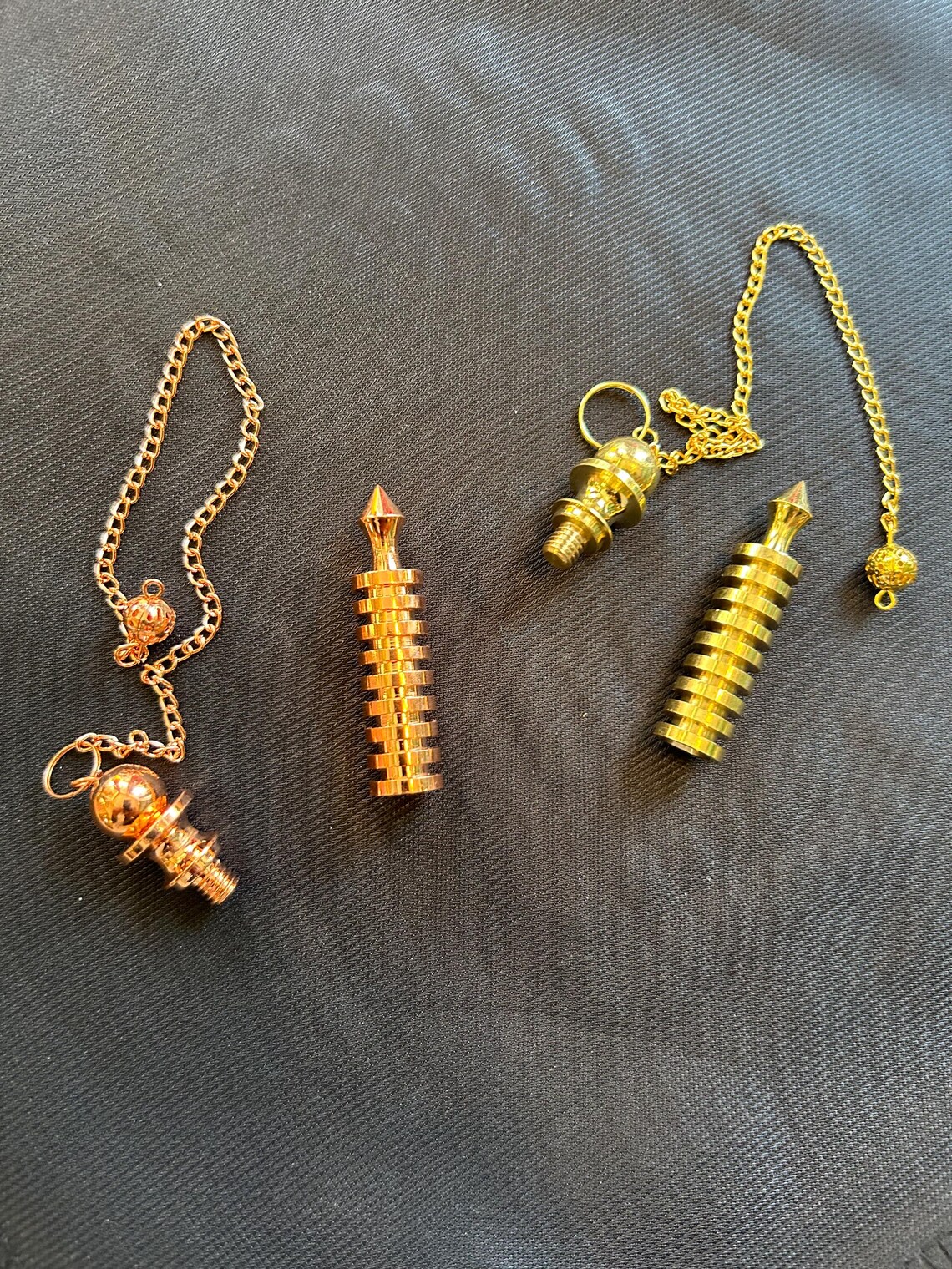 Solid Metal Pendulums -unique Heavy Brass Pendulum, Silver Pendulum ...