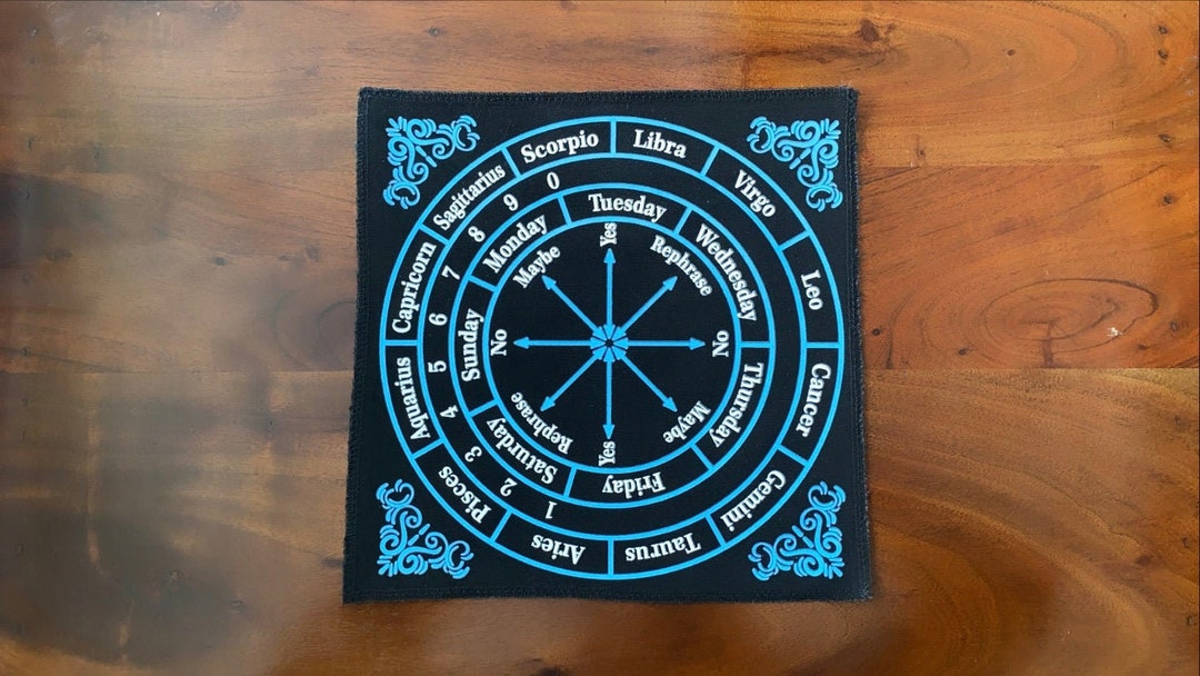 Pendulum Mat | Pendulum Reading Mat | Witchcraft | Mystical Reading ...