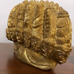 Ravana's Mind - Brass Raavana Statue, Bronze Lord Ravan Statue - the ...