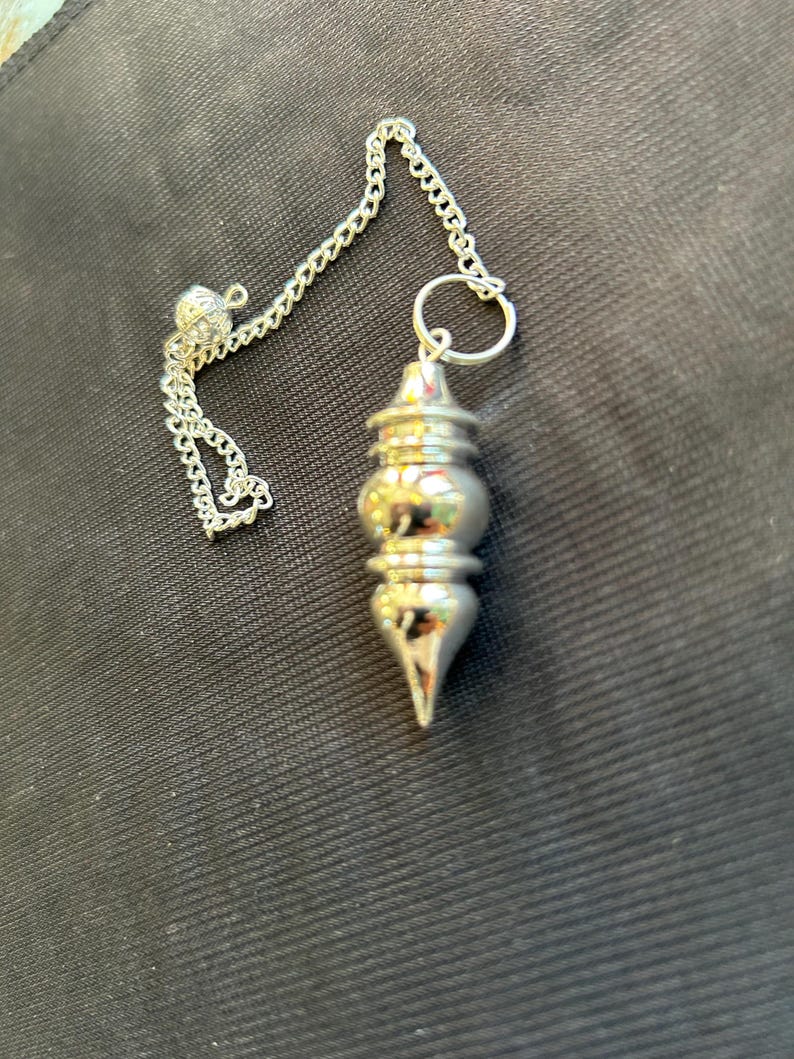 Solid Metal Pendulums -unique Heavy Brass Pendulum, Silver Pendulum ...