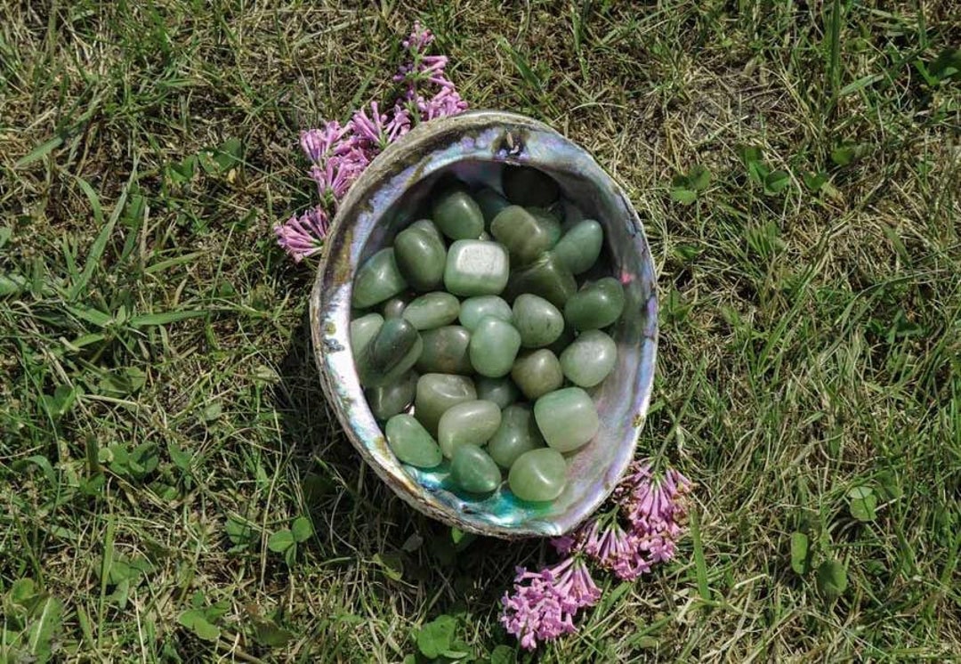 Green Aventurine Tumble Stone for Inner Harmony Metaphysical and ...