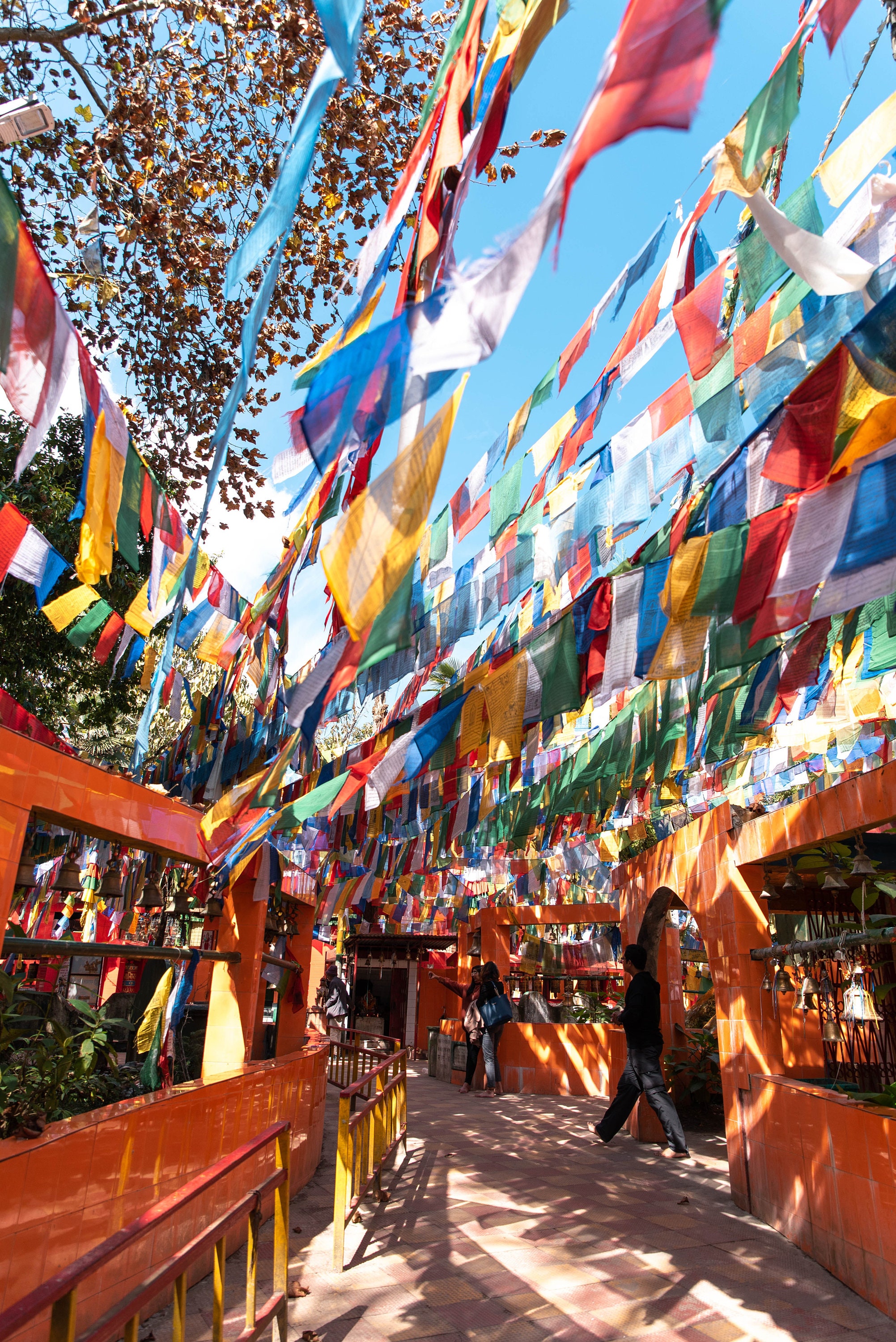 Healing Tibetan Prayer Flags Rolls - 2 Sizes (small 7" & Large 9 ...