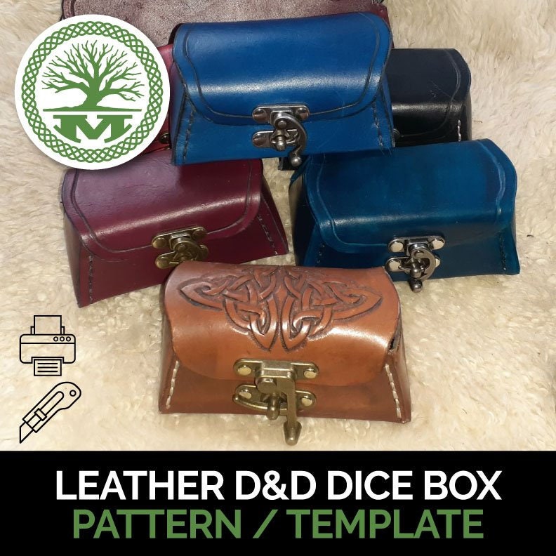 Dice Box Pattern Dice Chest Pattern - Etsy