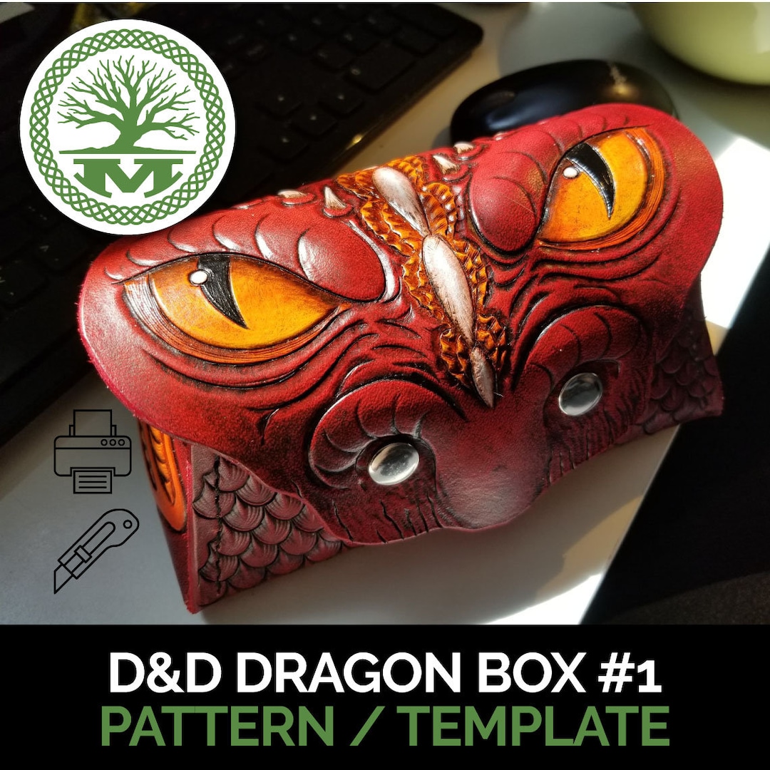 Dragon Box Pattern - Etsy