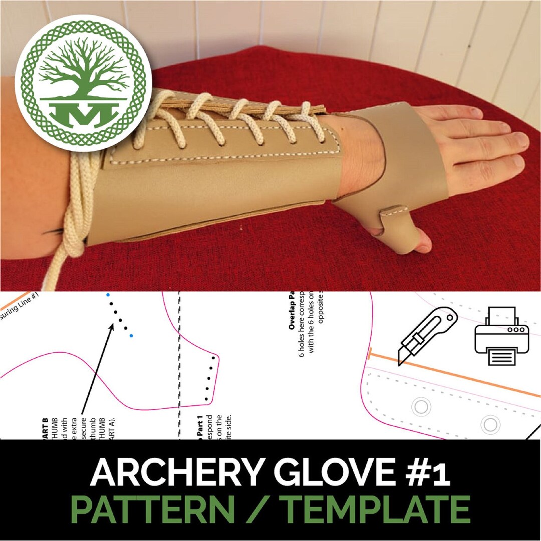 Archery Arm Guard Pattern Bracer Pattern - Etsy