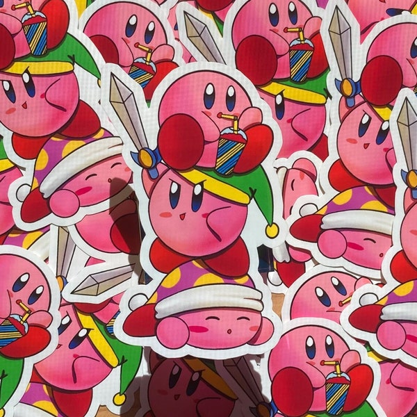 Kirby Sticker - Etsy