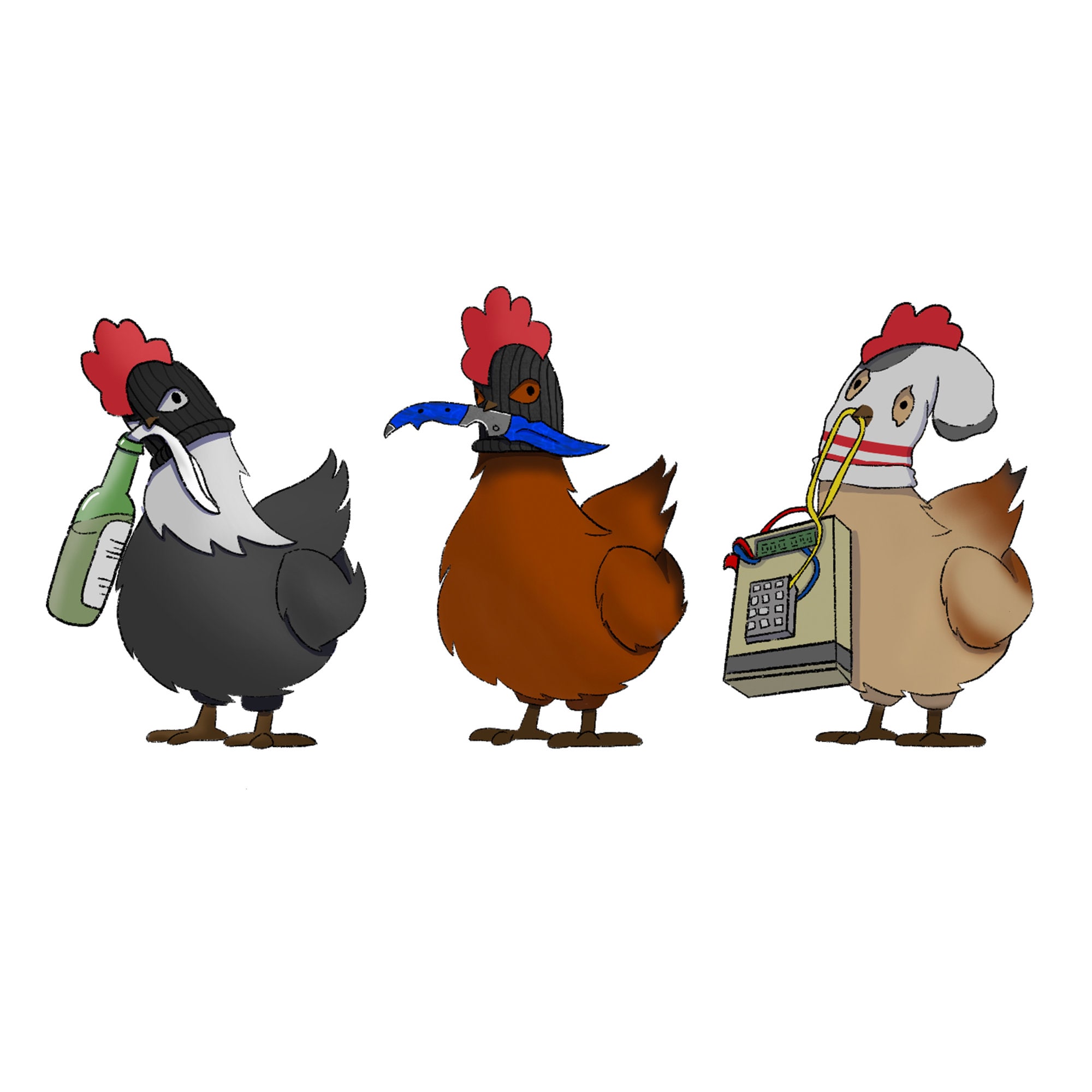 Counter Strike 2 Chickens Ready to Fight - Etsy