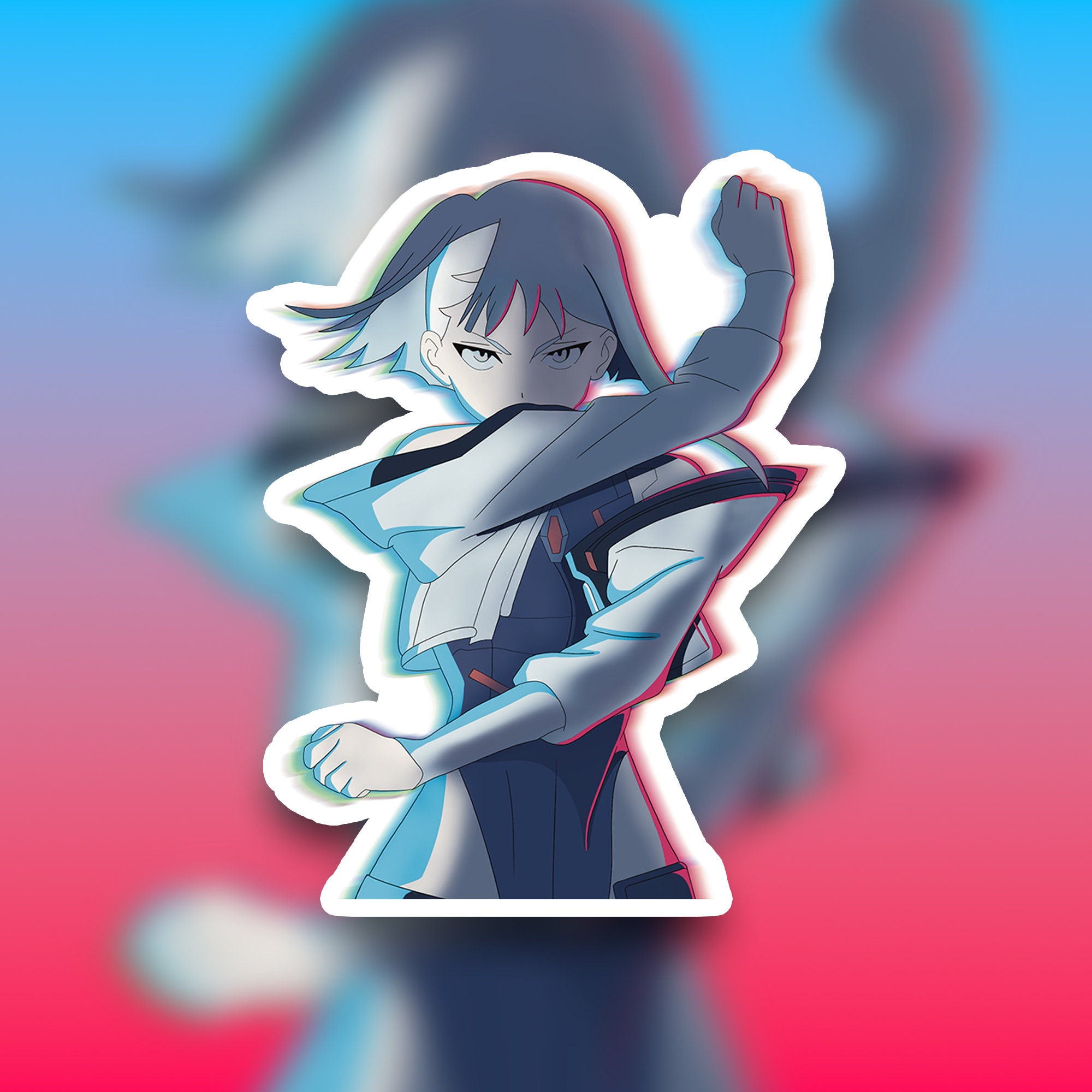 Cyberpunk Edgerunners Lucy Sticker - Etsy