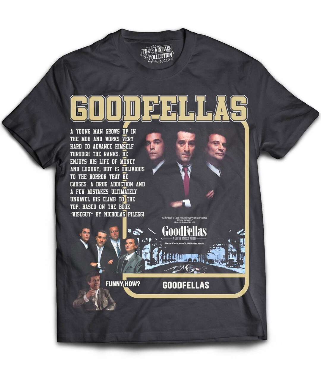 Goodfellas Card Tribute Shirt LIMITED EDITION (black, Cream, White ...