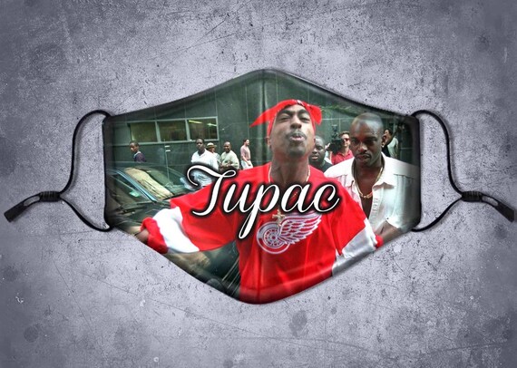 Tupac Face Mask Cover With 5 Layer Filter Protection | Etsy