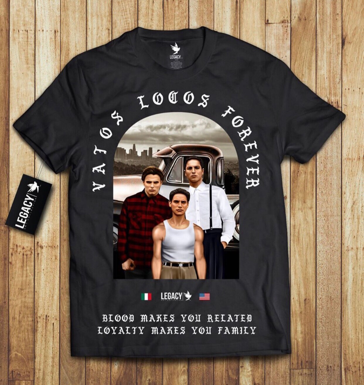 Vatos Locos Forever Blood in Blood Out T-shirt Rare Collection - Etsy ...