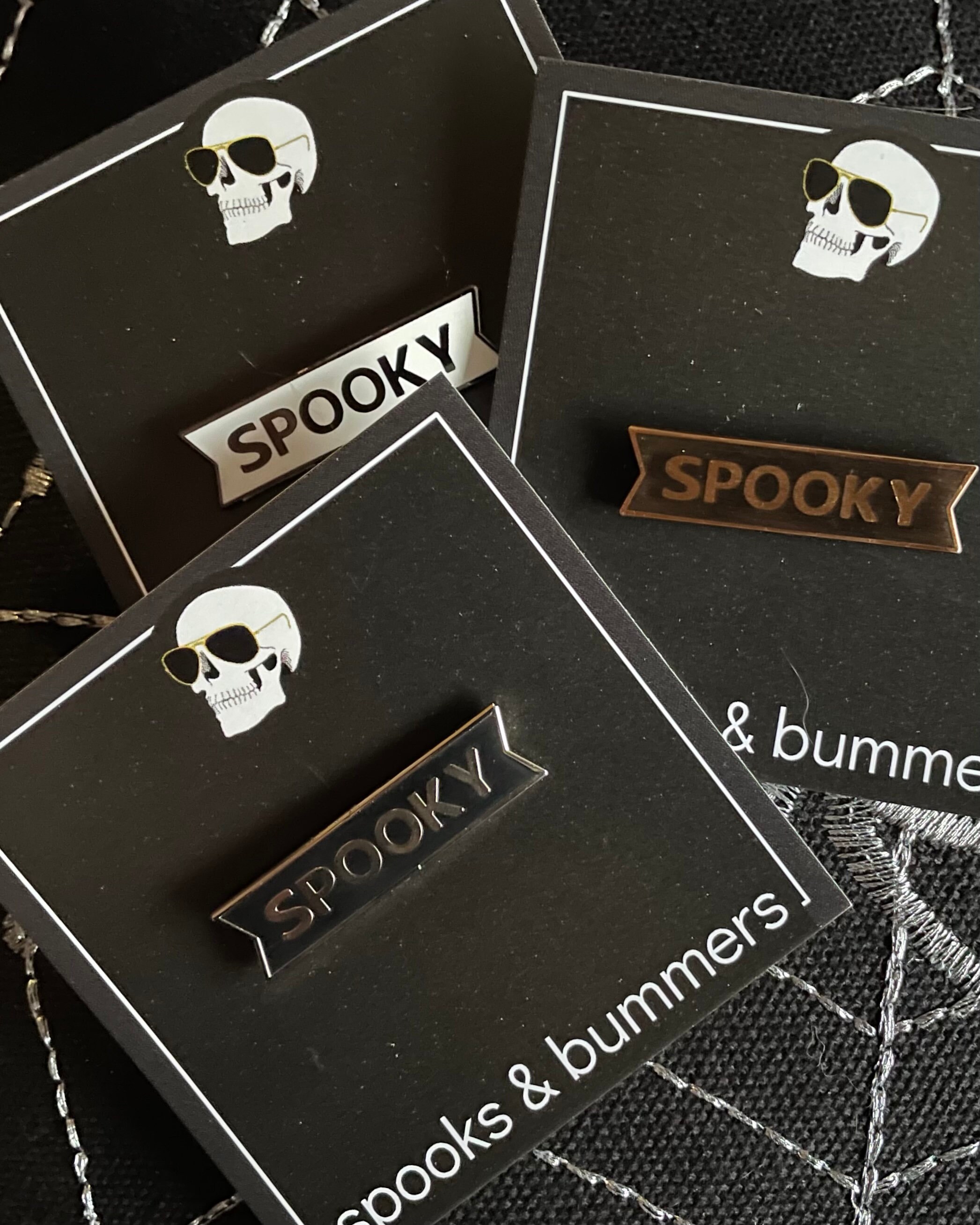 Spooky Enamel Pin - Etsy