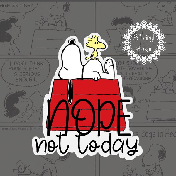 Nope Not Today Snoopy Svg - Etsy Nope Not Today Snoopy Svg - Etsy