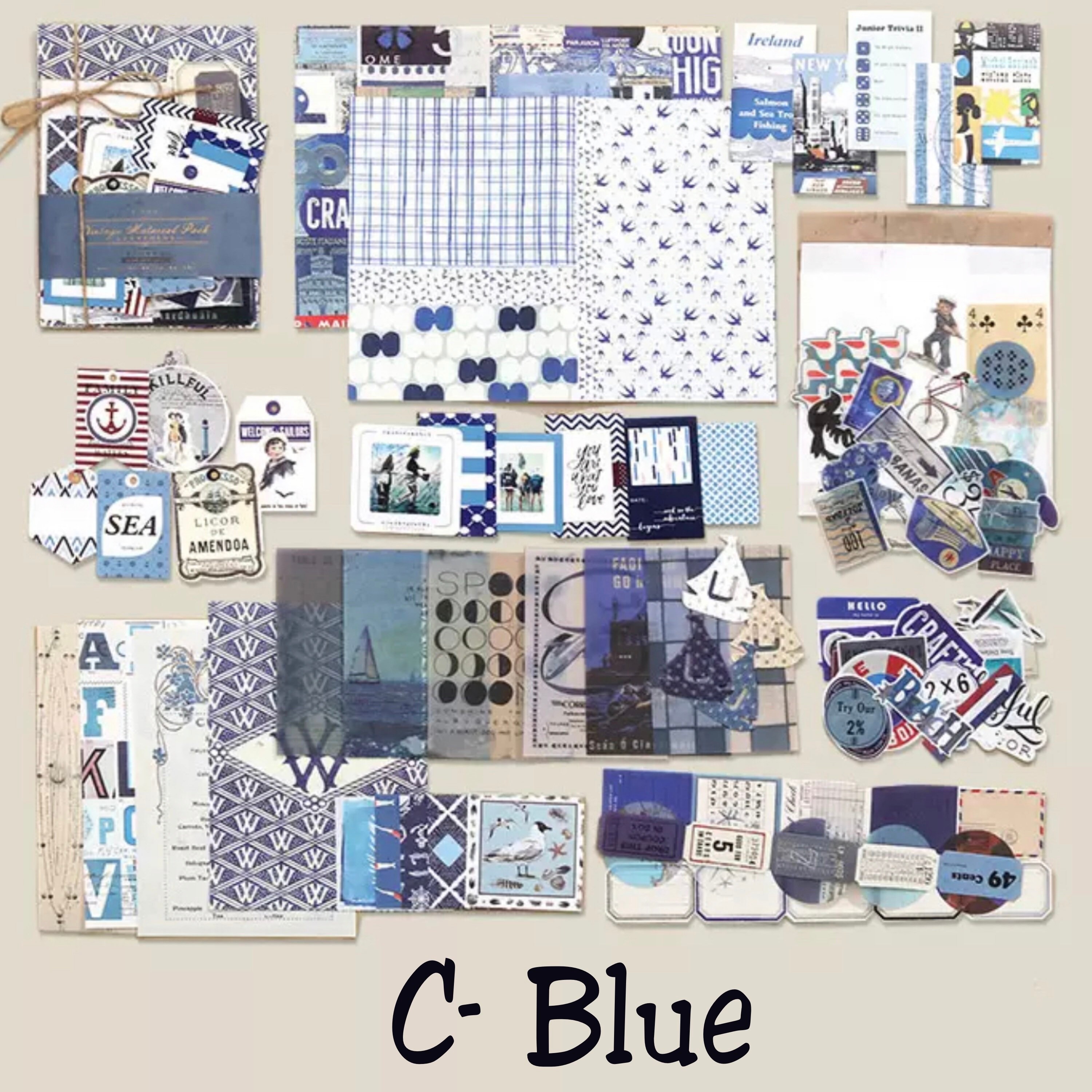 Junk Journaling Supplies 88 Piece Journaling Stickers - Etsy