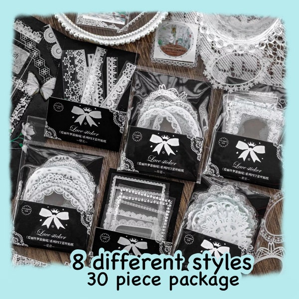 Lace Sticker - Etsy