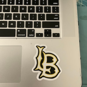Long Beach LB Vinyl Die Cut Sticker - Etsy