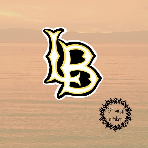 Long Beach LB Vinyl Die Cut Sticker | Etsy