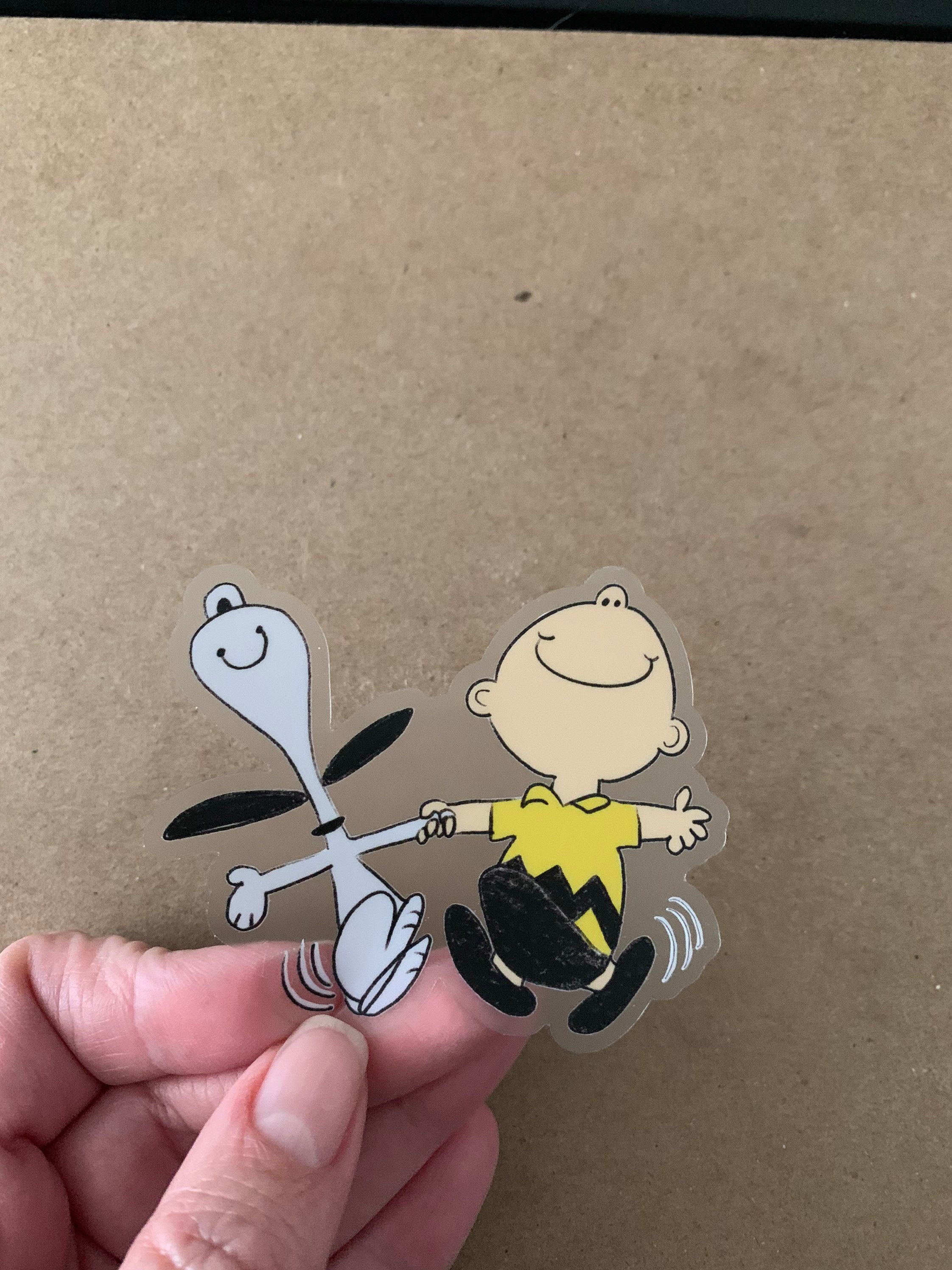 Peanuts Inspired -Snoopy and Charlie Brown Sticker sold by Israel ...
